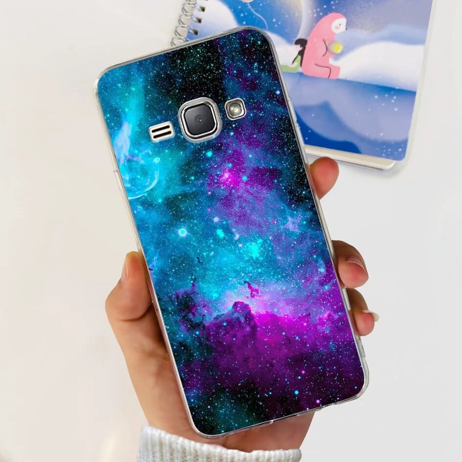 Чехол для Samsung J1 2016, Блестящий Мягкий силиконовый чехол для case-c74, Galaxy J1 2016 J120