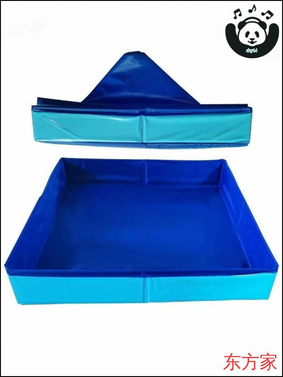 Эксклюзивная песочница для творчества синяя LIN 50x50x8 см