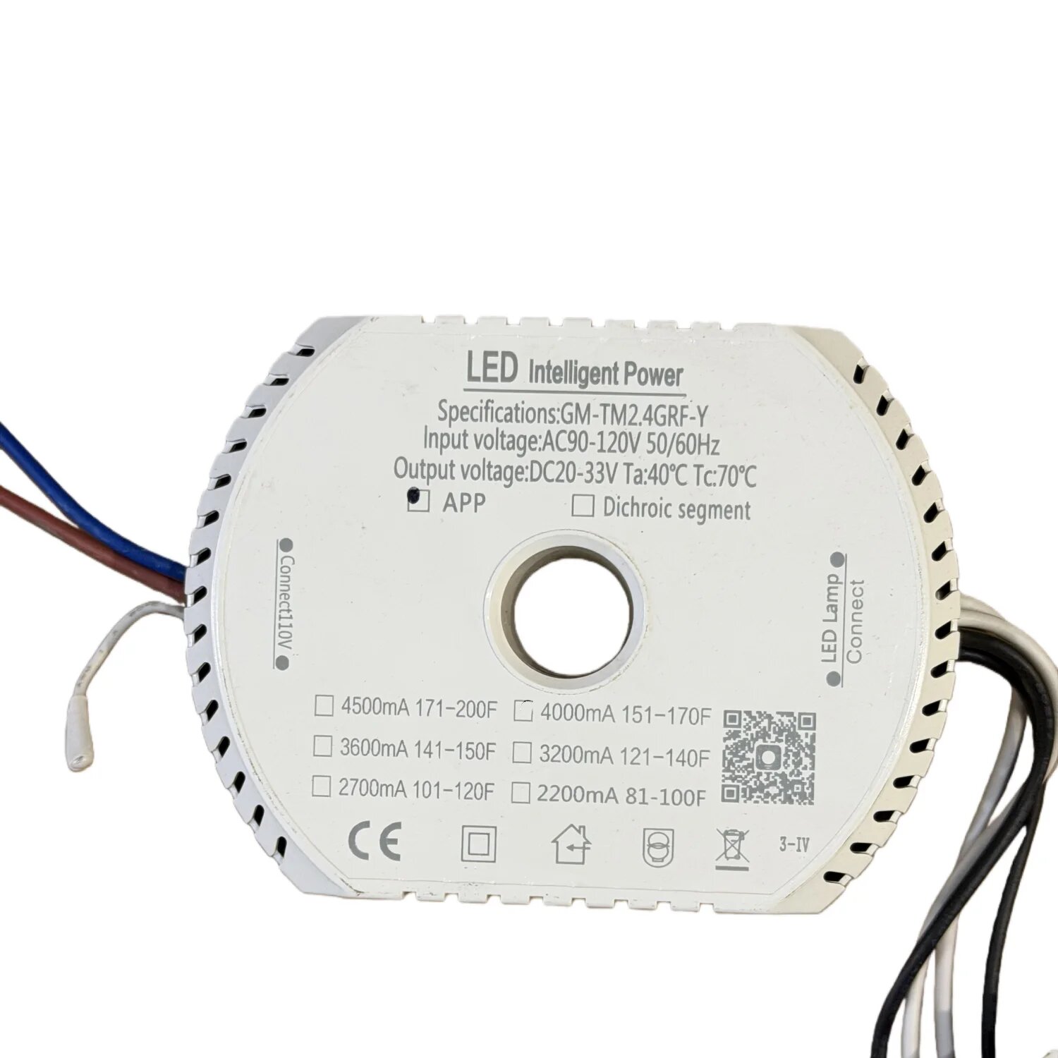 Контроллер IRALAN для LED светильников 800-4500 мА Голубой, 3600mA