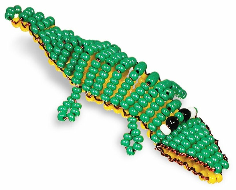 Набор для бисероплетения Радуга бисера "Крокодил" А-029, для творчества, с инструкцией