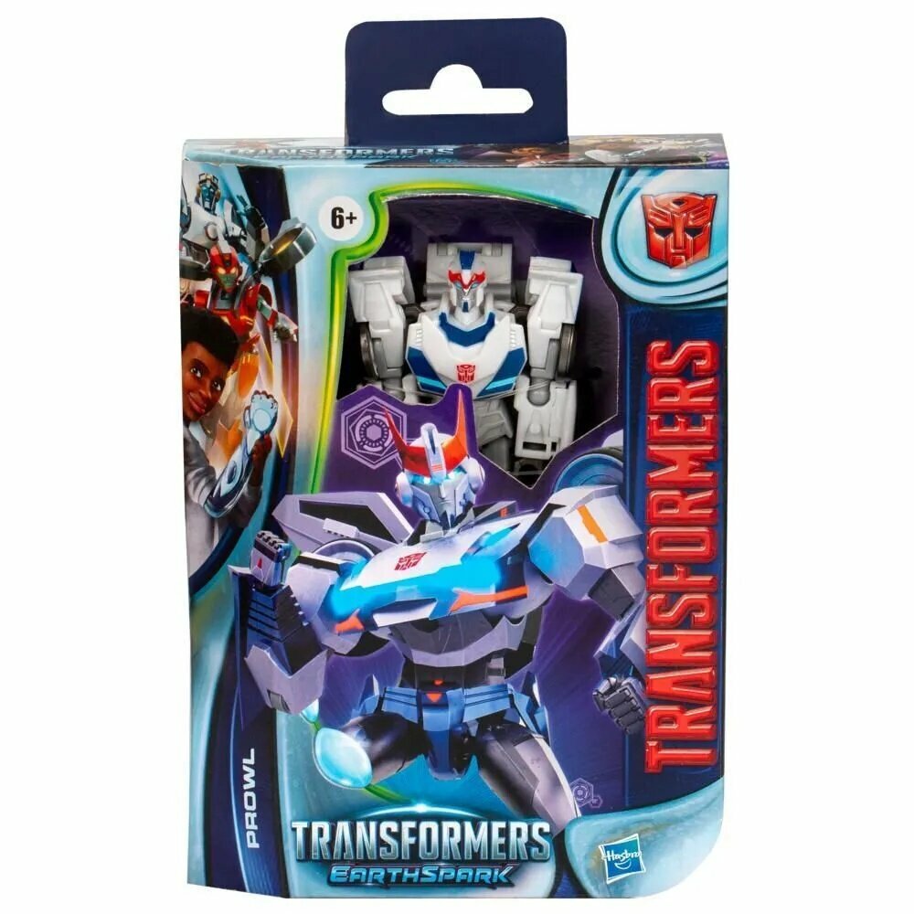 Трансформеры игрушки Hasbro Transformers Toys EarthSpark Deluxe Class Prowl 12.5cm F8668