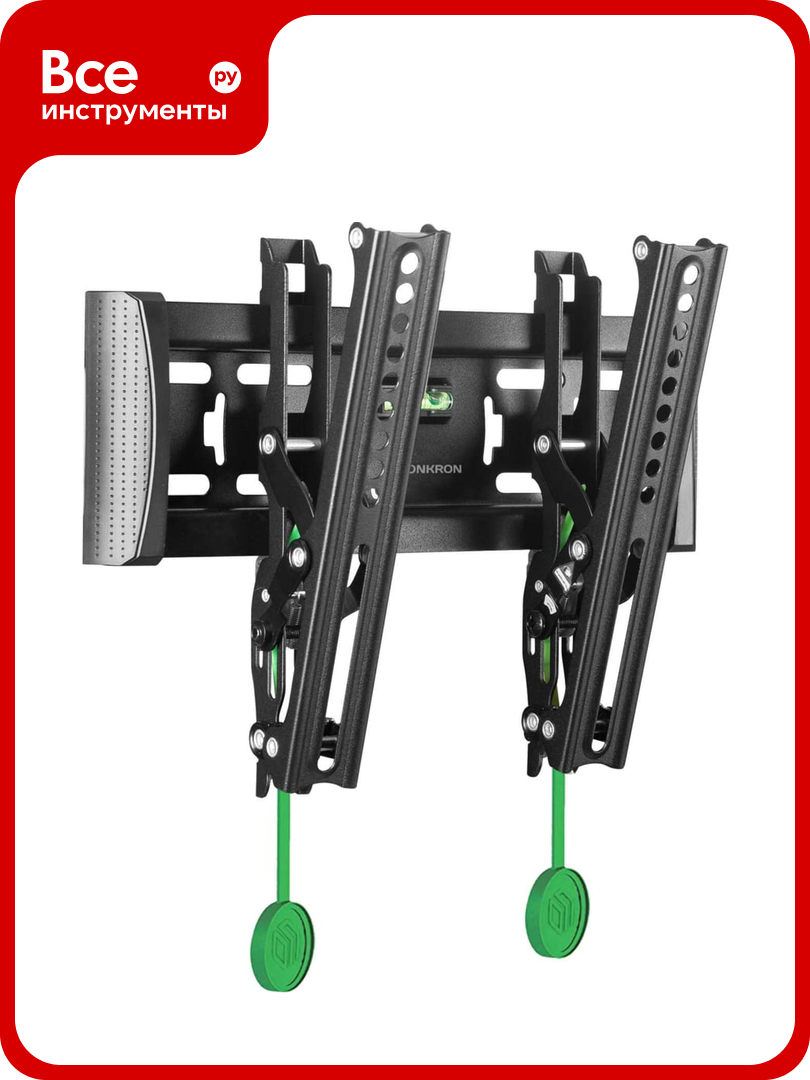 Наклонный кронштейн для телевизора 17-43 ONKRON Black TM4