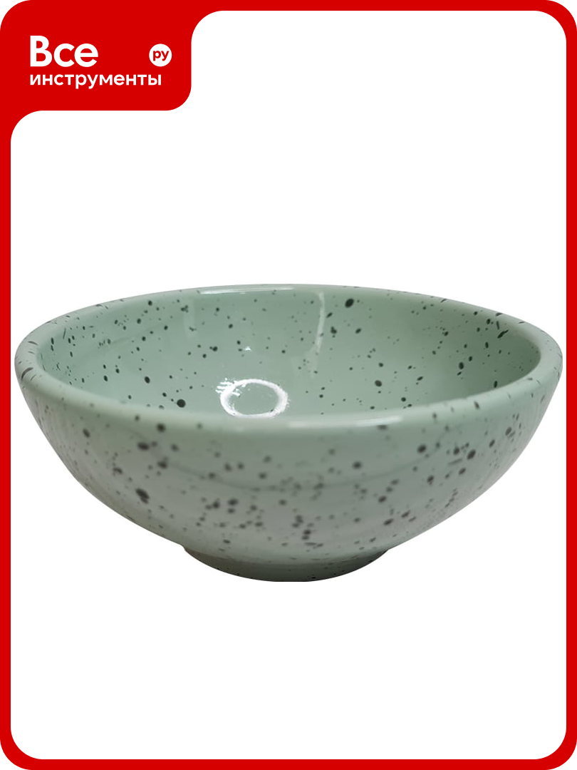 Розетка Борисовская керамика 0,2 л, гармония 109546 керамическая пиала с точечным дизайном, совместима с микроволновкой