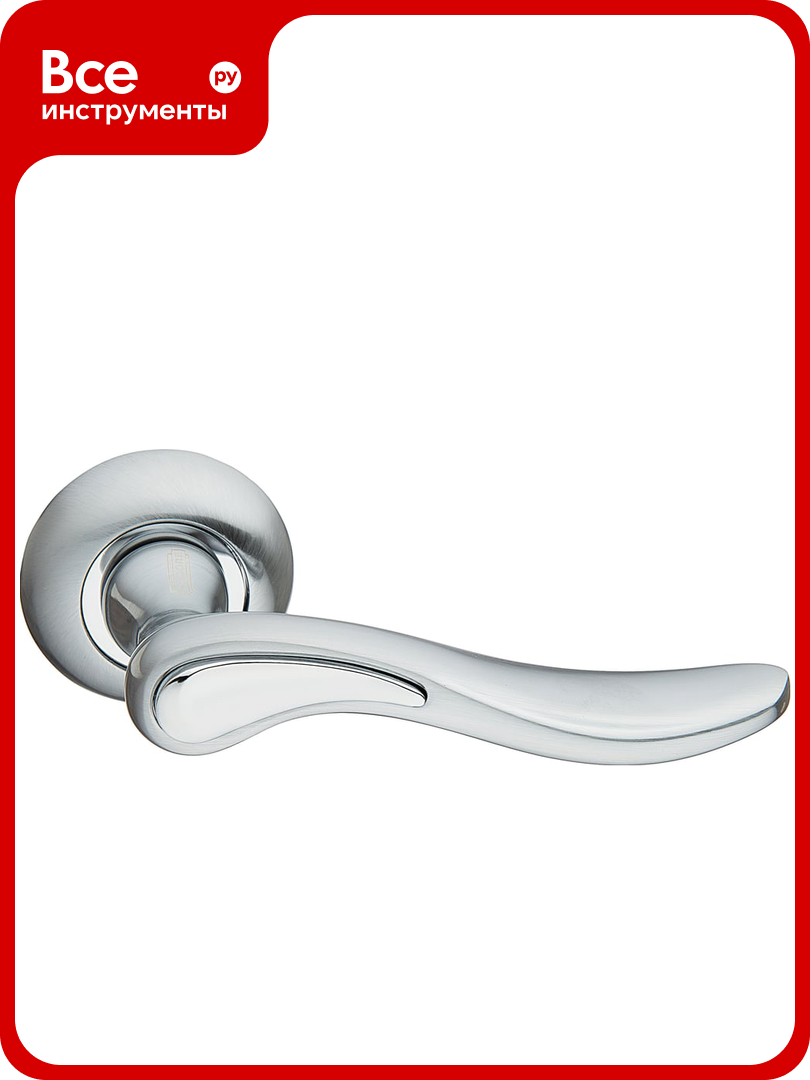 Ручка PALIDORE 80 SC/PC хром матовый/хром блестящий 98760561