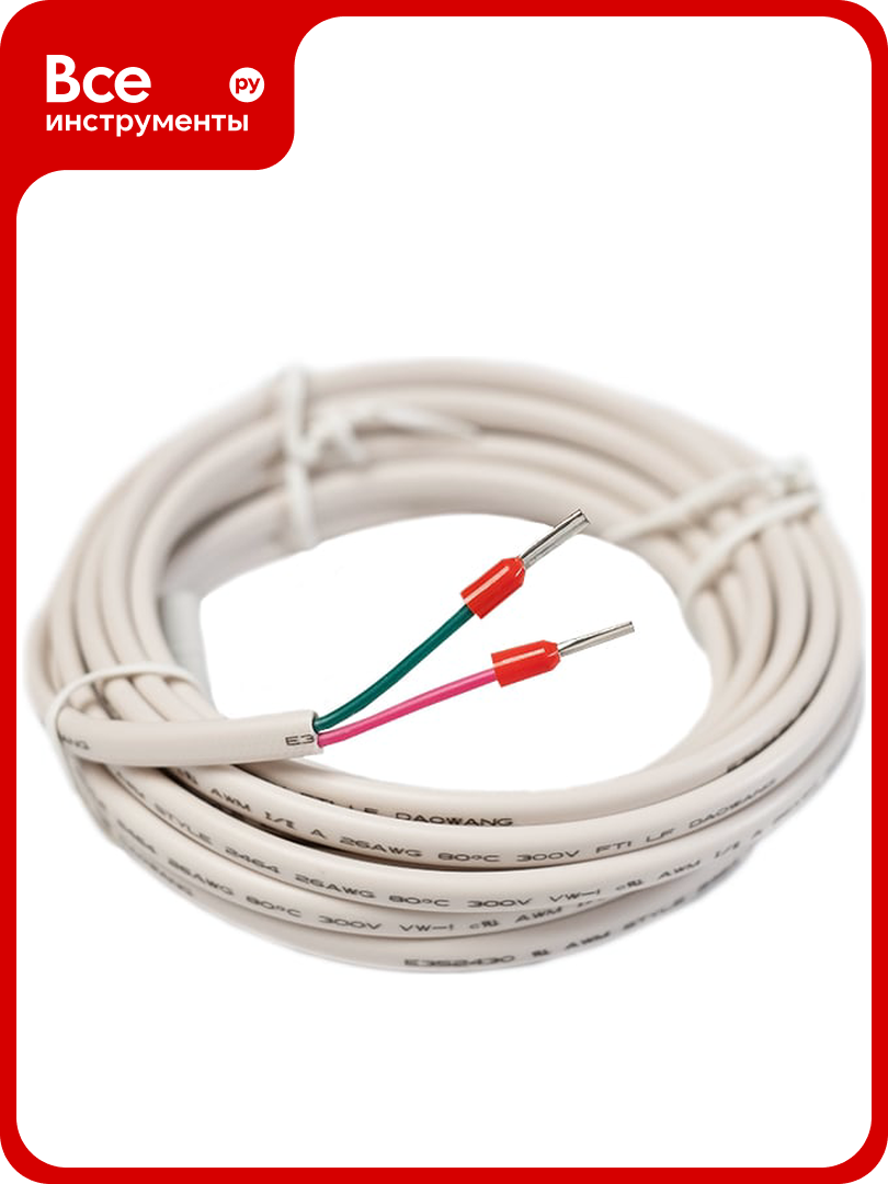 Датчик температуры для терморегулятора Warmcoin Стандарт Датчик_температуры_1шт.