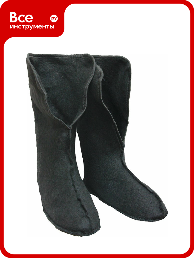 Утеплитель для сапог ПВХ Элементаль Восток, вкладыш из черного нетканого полотна, теплоизоляция для зимы