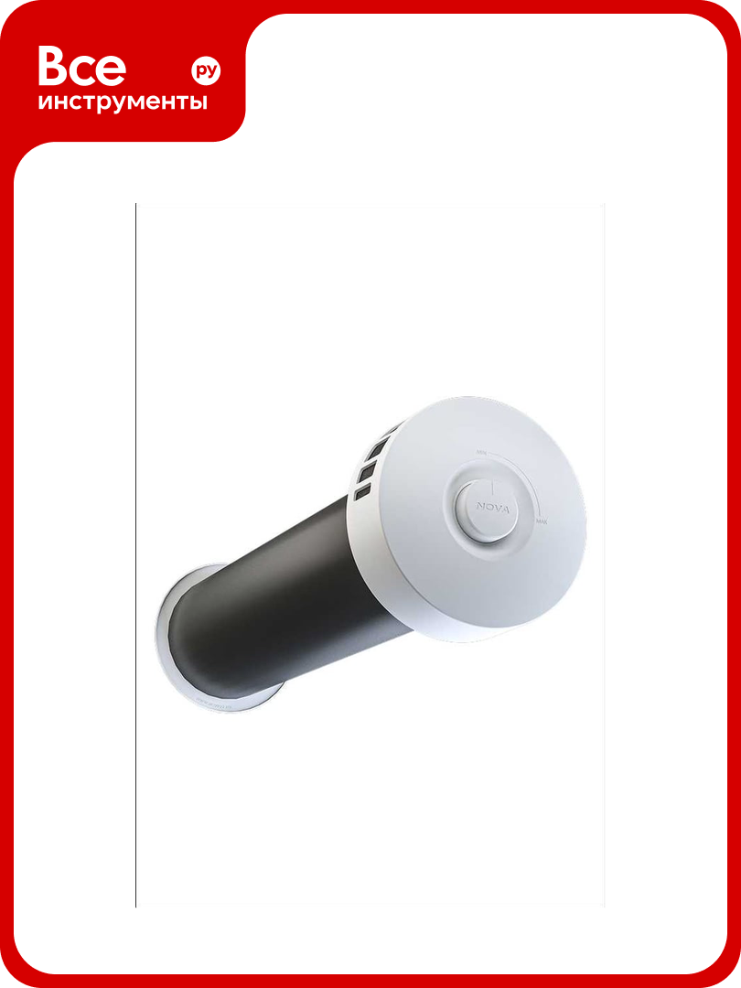 Клапан Нова - Строй, ООО кив 125-03-05 в сборе, с белой решёткой NovaOPTIMA 230