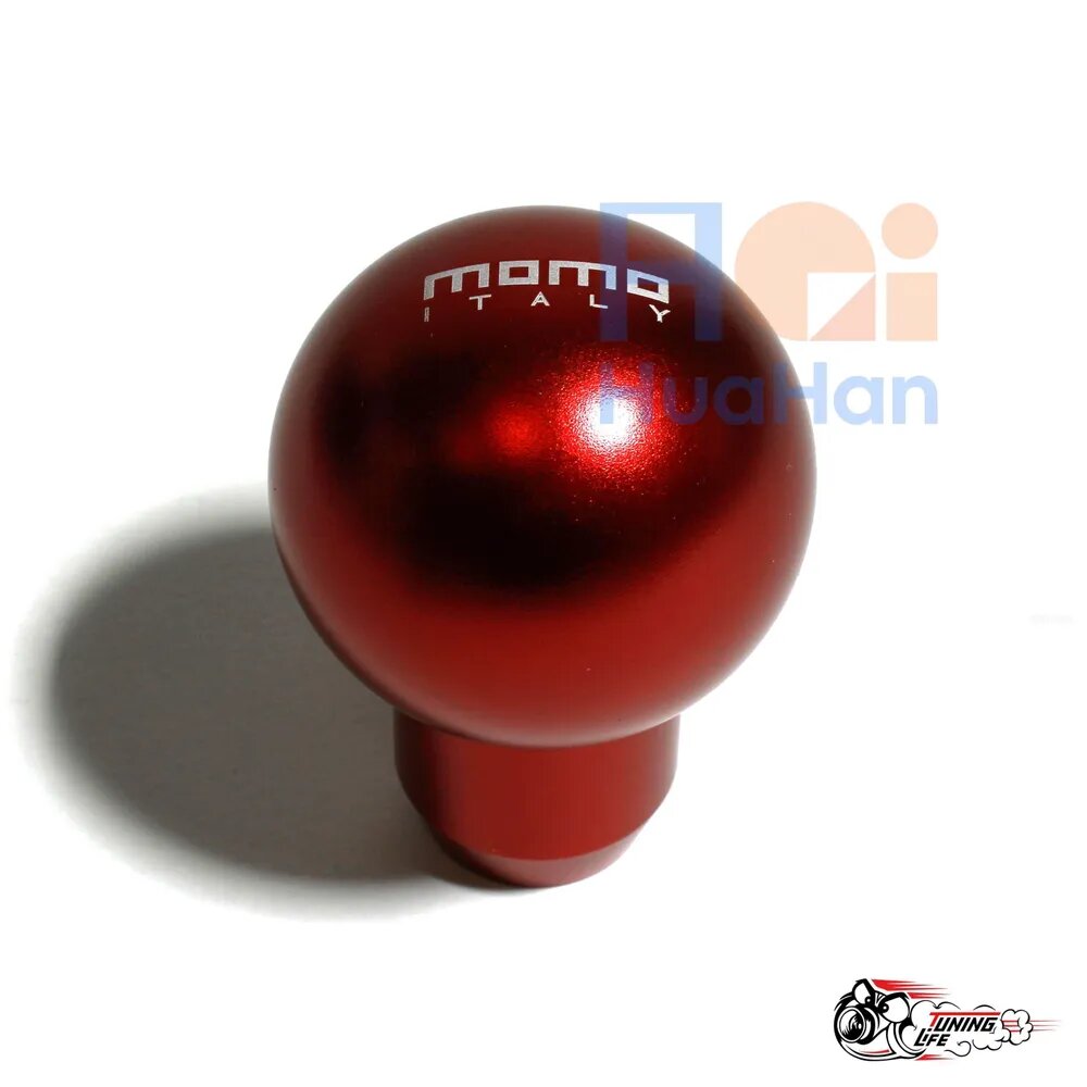 Насадка на рычаг КПП "MOMO" красная ручка переключения передач