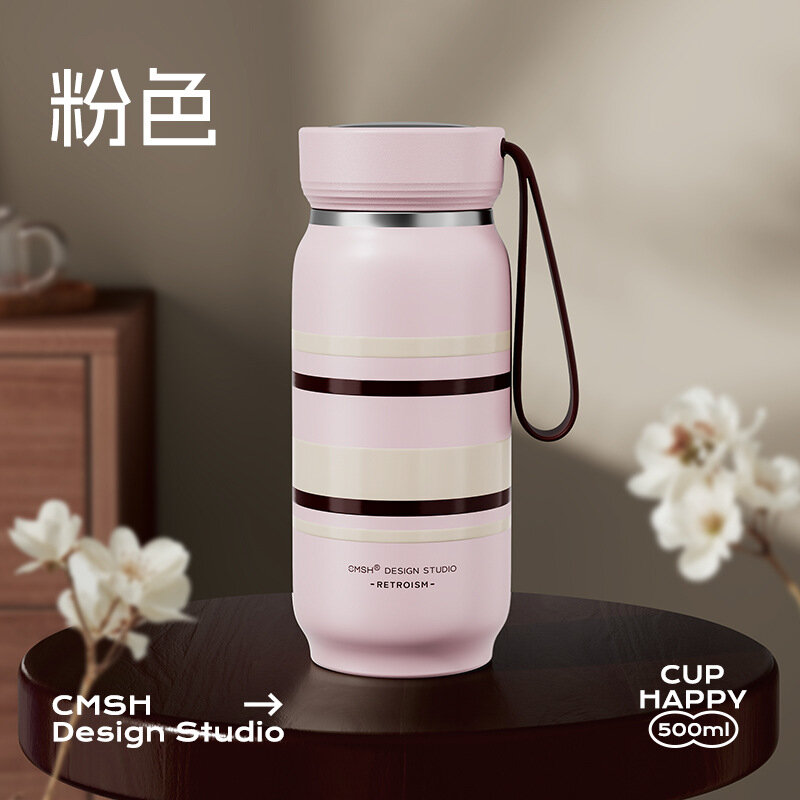 Изолированная кружка Strawberry Life, новая портативная кофейная кружка, бутылка для воды, высококачественная портативная кружка из нержавеющей стали 316L