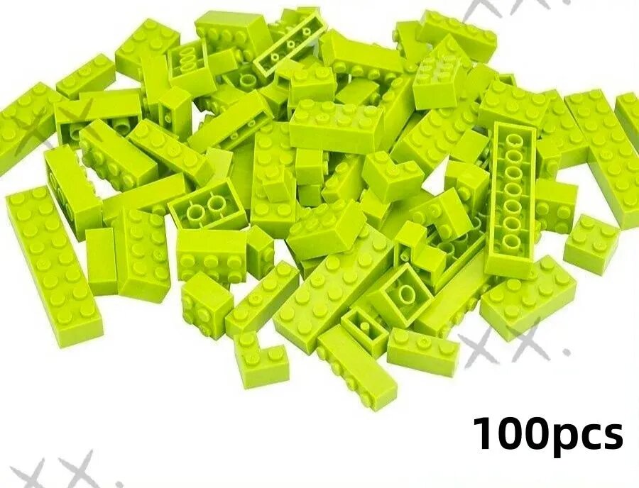 Конструктор строительный, 100 деталей, для творческой сборки и детской игры - игровой набор для сборки в домашних условиях