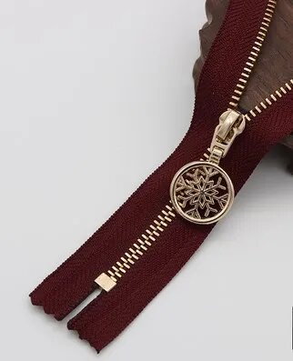 Золотой зуб металлическая молния 15-50 см DIY