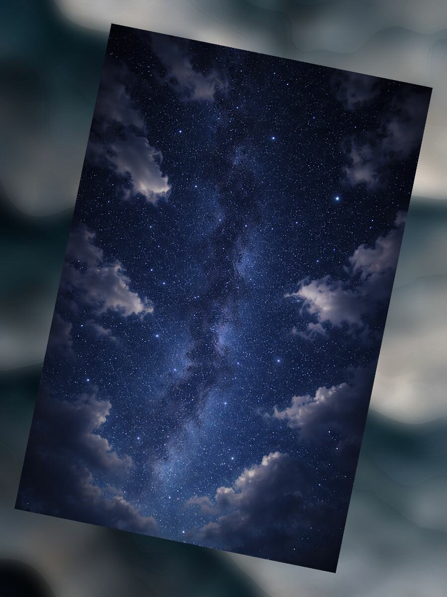 Постер "Звездное небо", 29.7х42см, А3, глянцевый