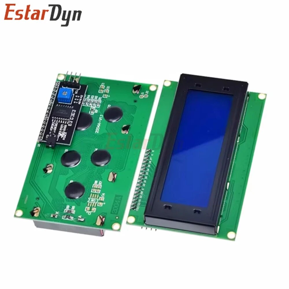 Estardyn ЖК-дисплей 20x4 синий LCD2004 Blue I2C