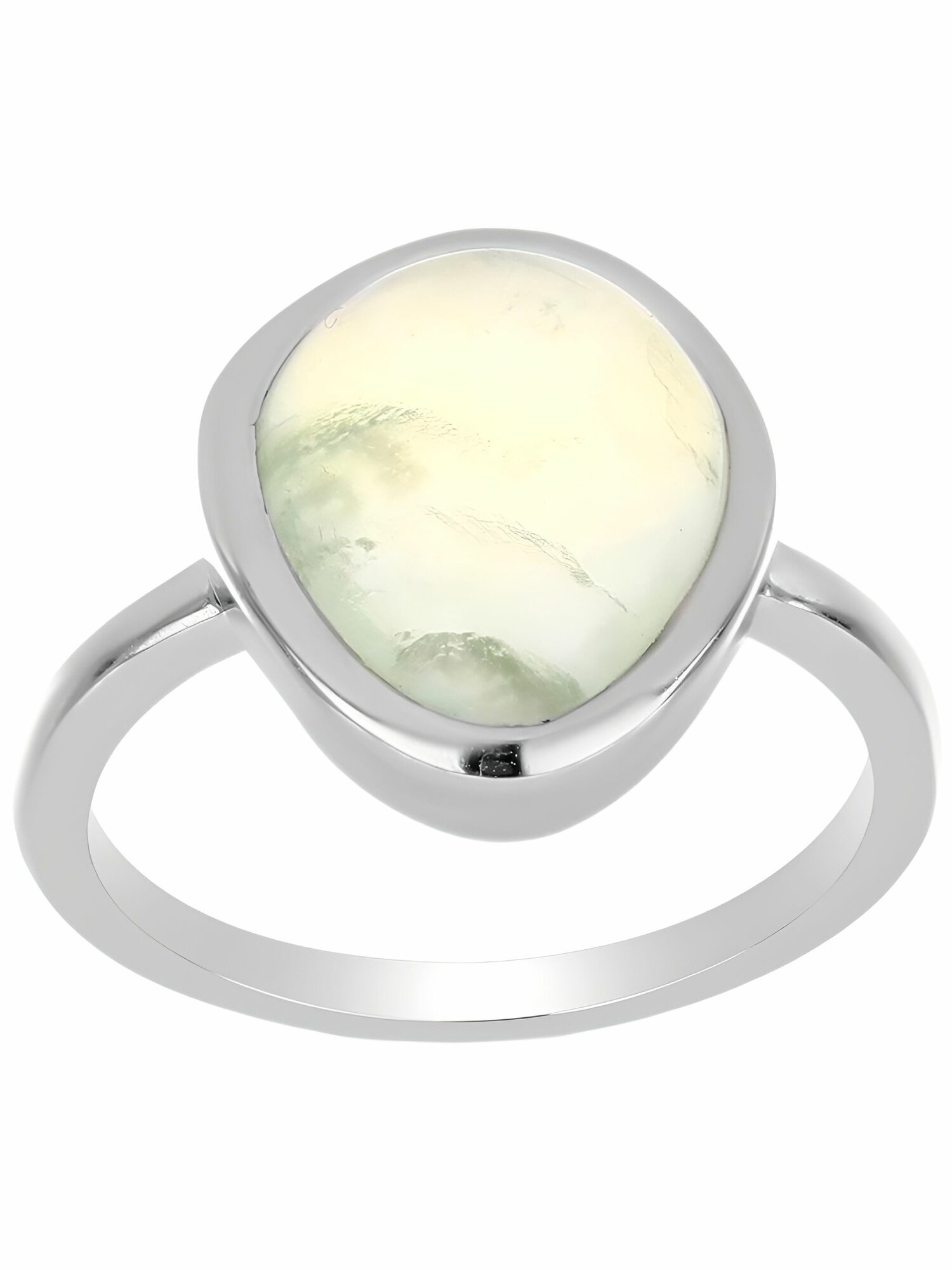 Кольцо тонкое, серебро, 925 проба, родирование, пренит