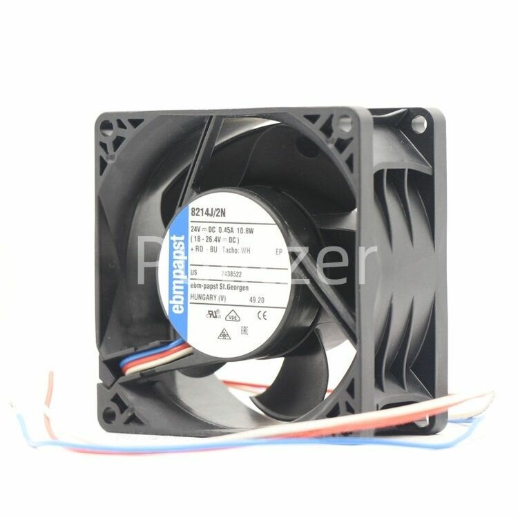 Ebmpapst 8214JNR 24V 10.8W 80*80*38mm компактный осевой DC охлаждающий вентилятор
