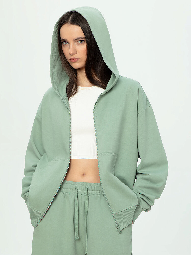 Толстовка Full Zip Light Jersey Hoodie