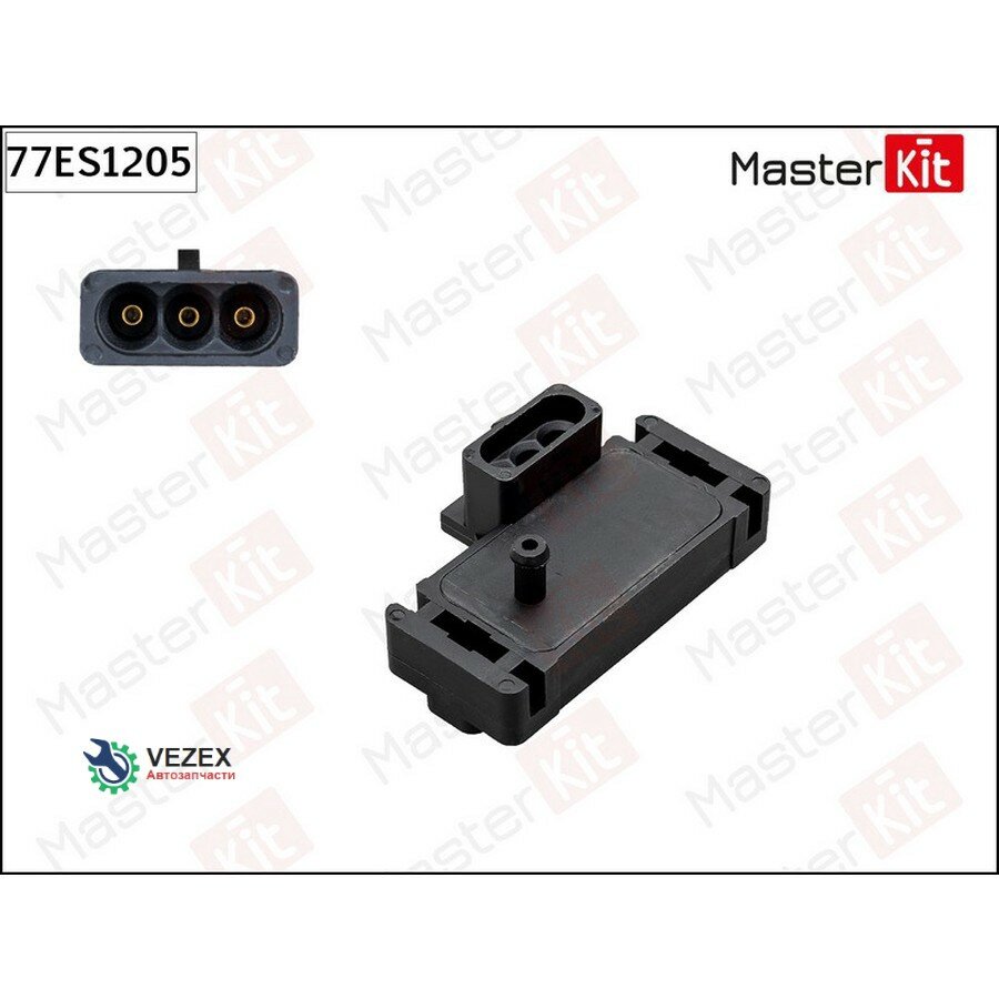 MASTERKIT 77ES1205 датчик давления воздуха!\ Opel Astra/Corsa/Vectra/Zafira 1.2-1.6 81-04
