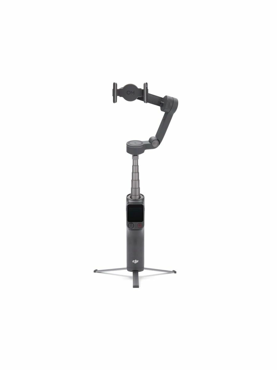 Стабилизатор DJI Osmo Mobile 8P Advanced Tracking Combo, металлический, 3-осный, черный — фото 1