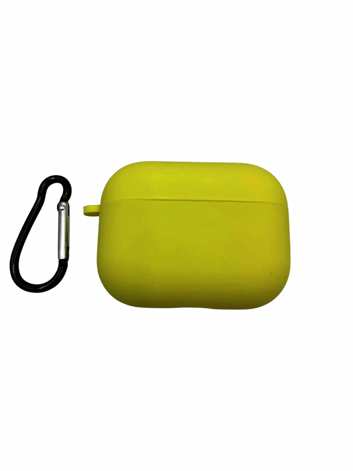 Чехол силиконовый для AirPods Pro 3, желтый