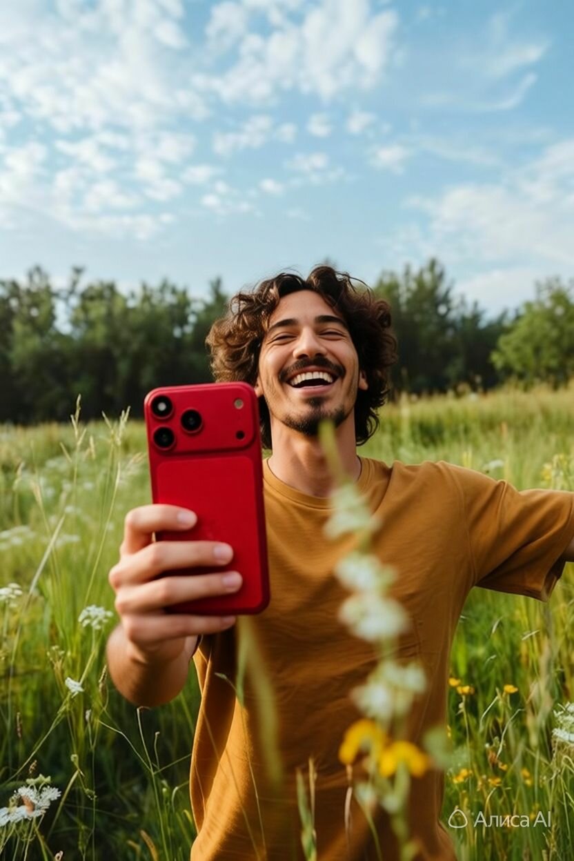 Корпус для iPhone XR в стиле iPhone 17 Pro, красный цвет
