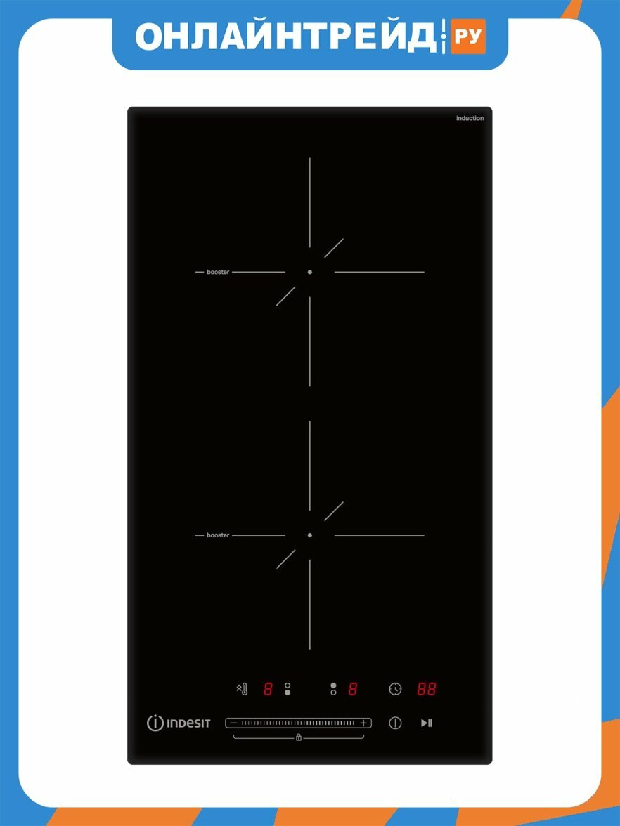 Индукционная варочная панель Indesit IS 40CQ30 NE , чёрный