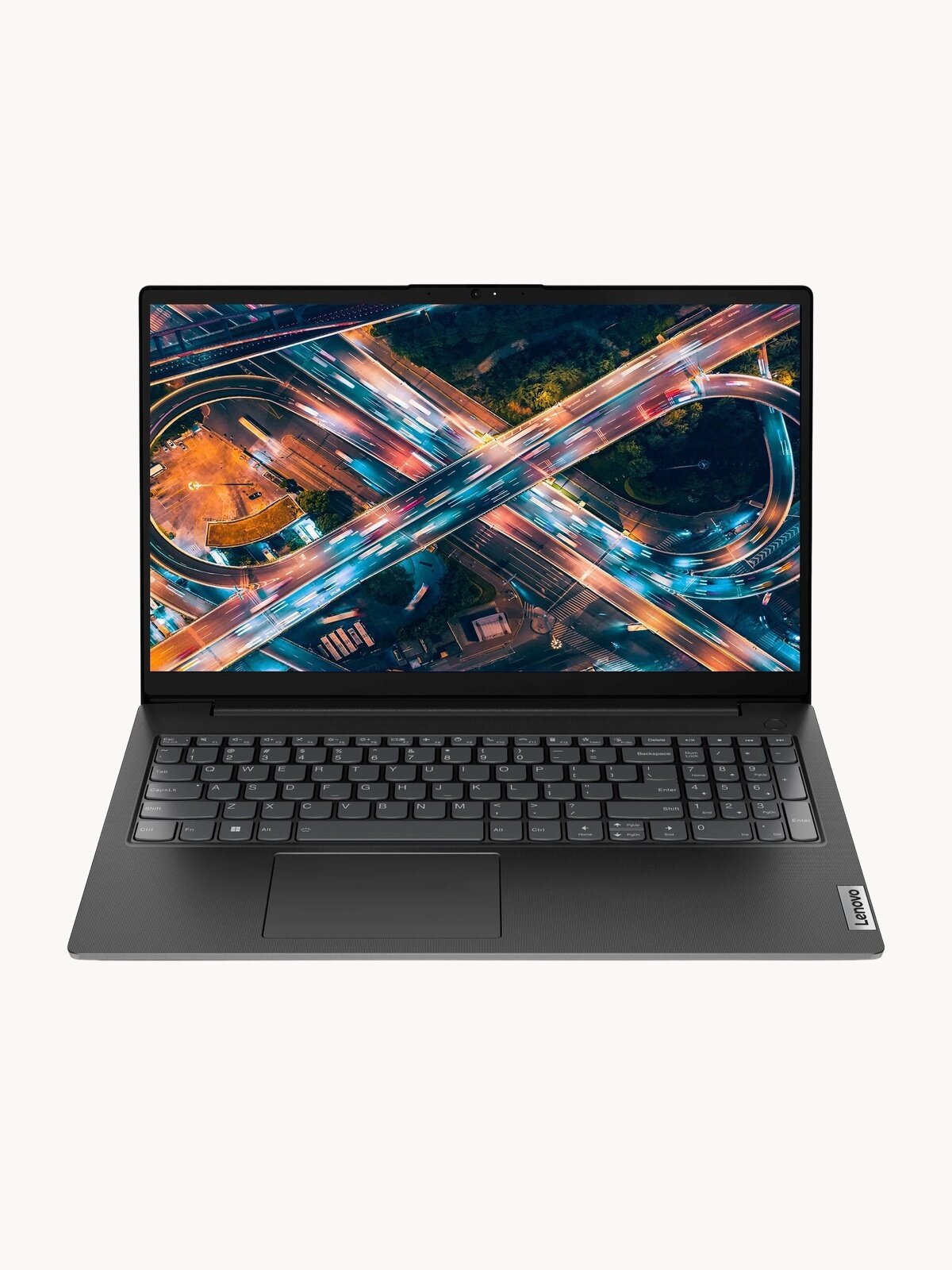 Lenovo V15 / 15.6"FHD TN 250 nits / i3 1215U / 8GB DDR4 / SSD 256Gb / Non-backlit / Black / DOS /