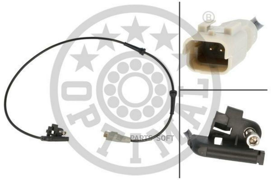 OPTIMAL 06-S734 Датчик ABS CITRO? N: C4 Coupe (LA_) C4 I (LC_) C4 II (B7) C4 Stufenheck DS4DS: DS 4 / DS 4 CROS ()