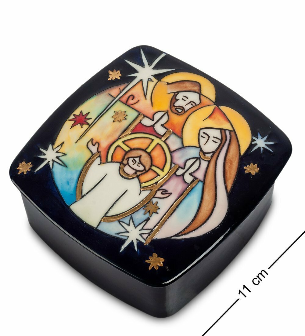 Шкатулка из фарфора 'Святое семейство'