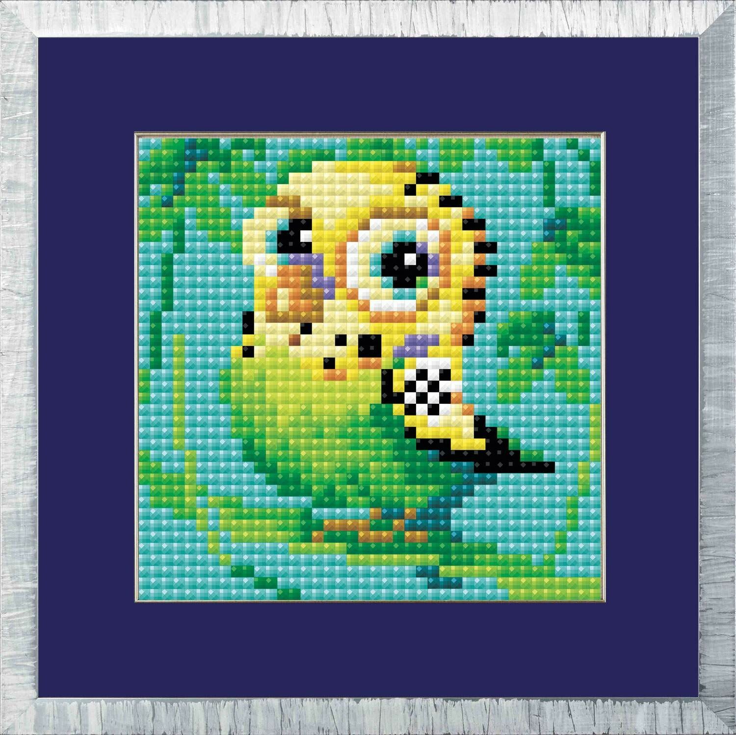 Набор алмазной мозаики. Волнистый попугайчик АМ0021