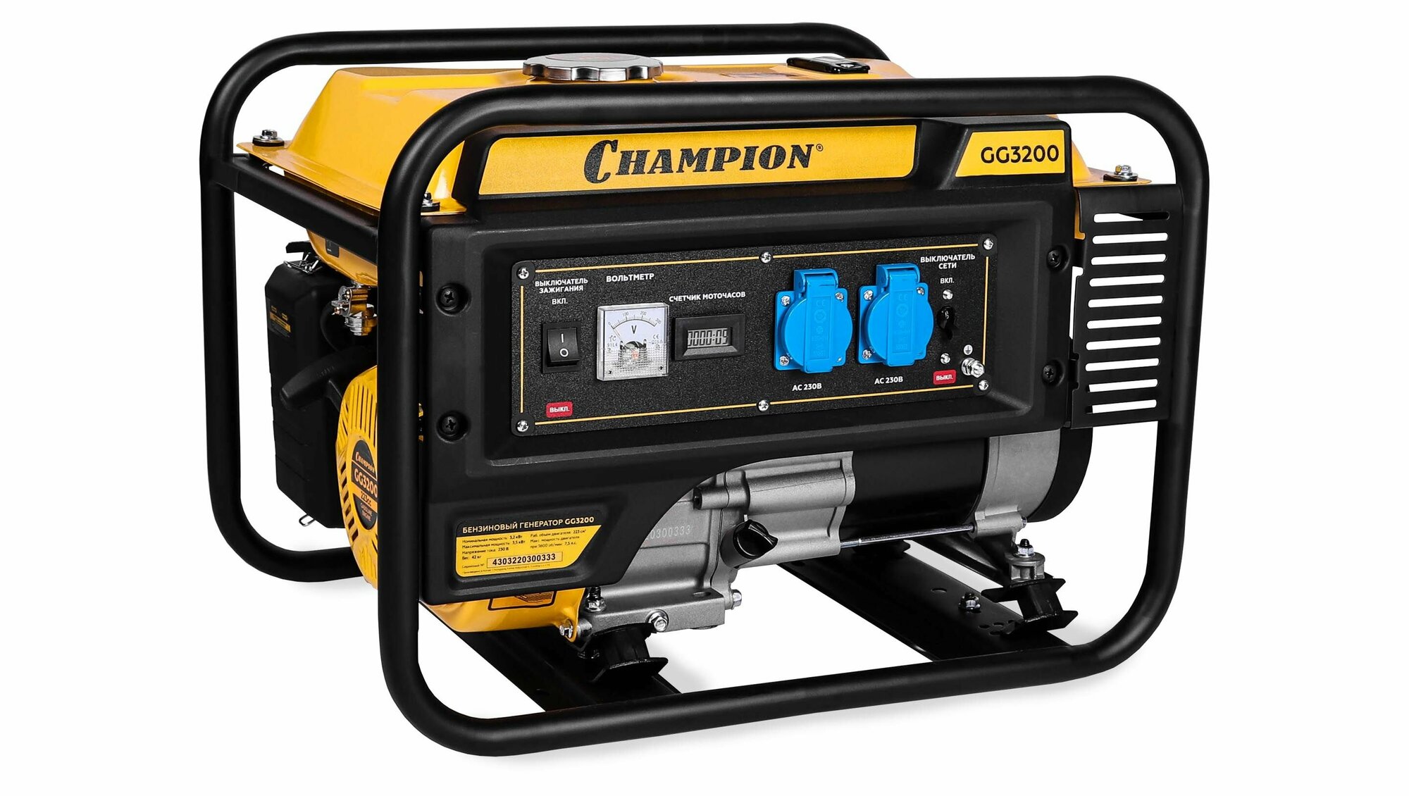 Бензогенератор Champion GG3200