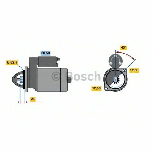 Стартер Bosch 0001109012