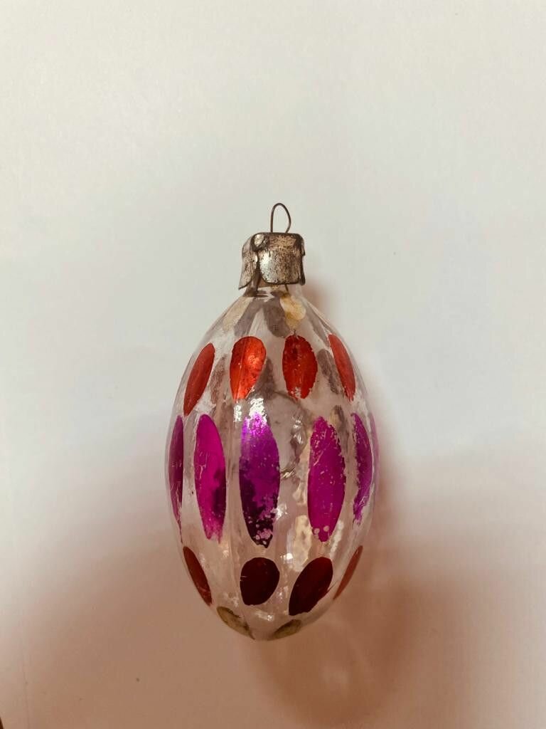 Игрушка на елку Капля "глинка" Винтаж из СССР