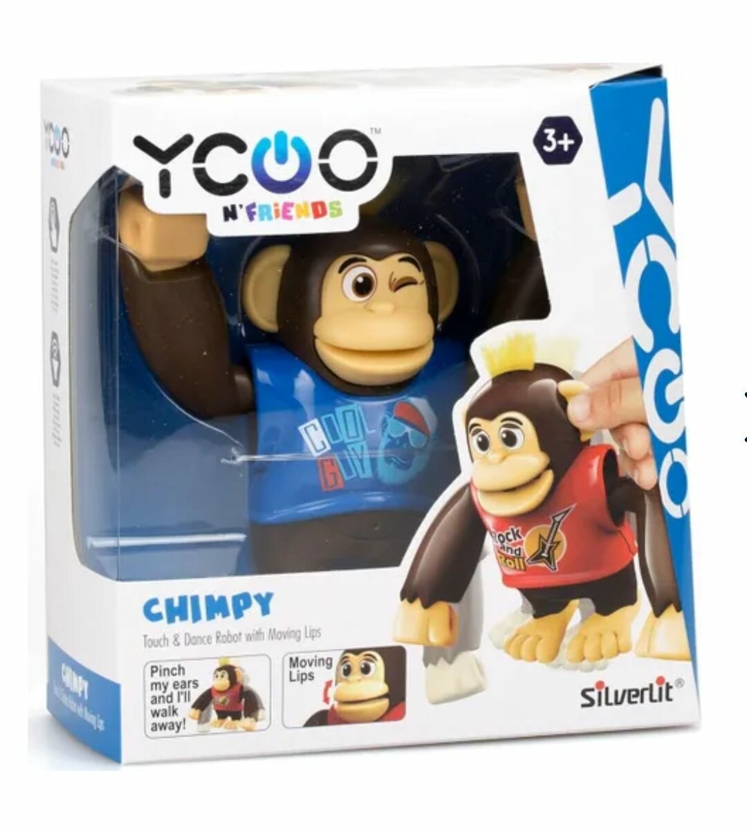 Робот Silverlit YCOO Обезьяна Чимпи, синяя