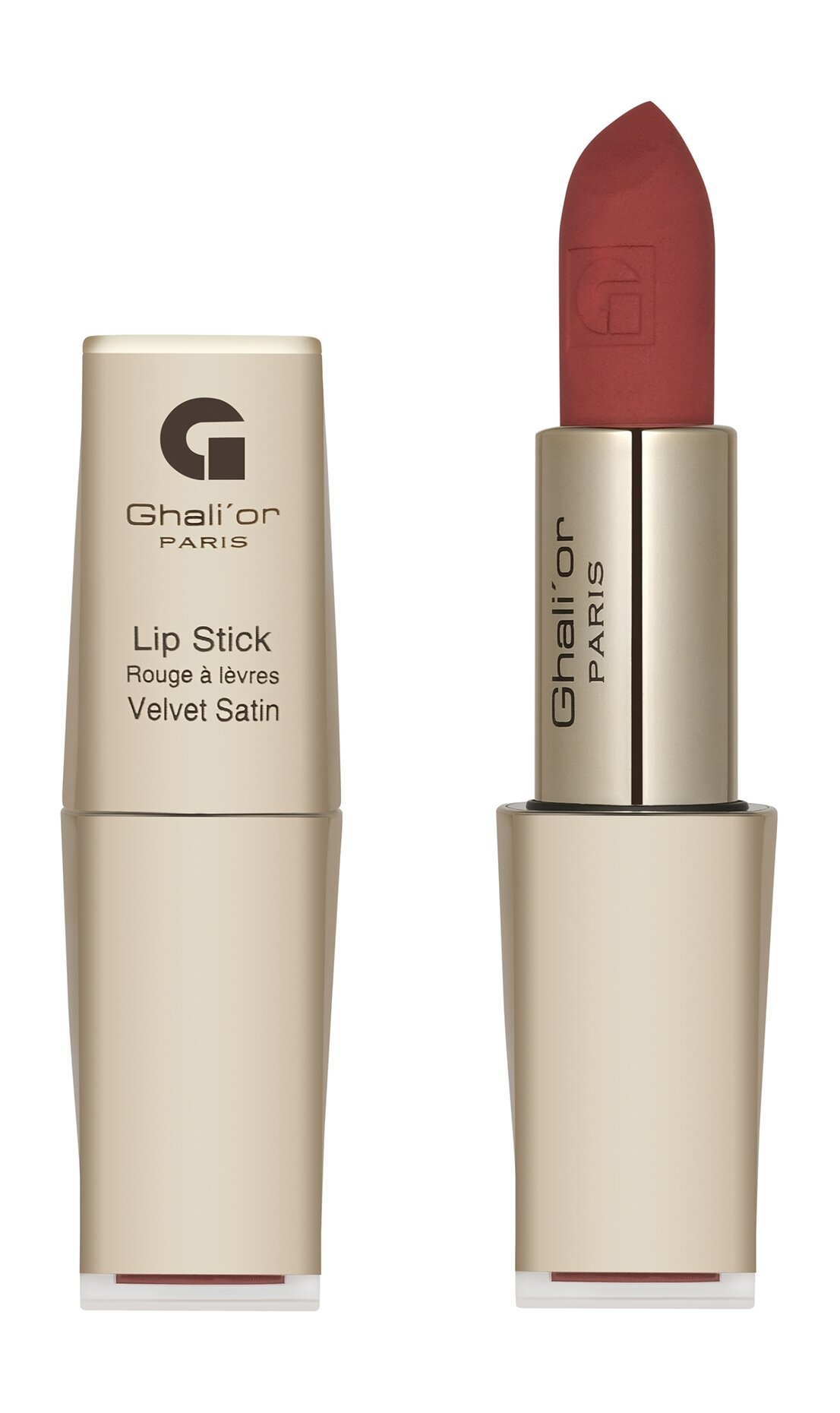 GHALI`OR PARIS Помада для губ бархатная матовая Ghali’Or Lip Stick Velvet Matt Satin, 104