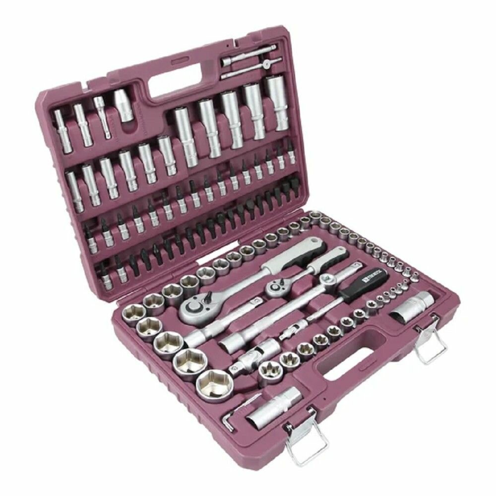 THORVIK Наборы инструмента TS108 Набор инструмента универсальный 1 4", 1 2"DR, 108 предметов