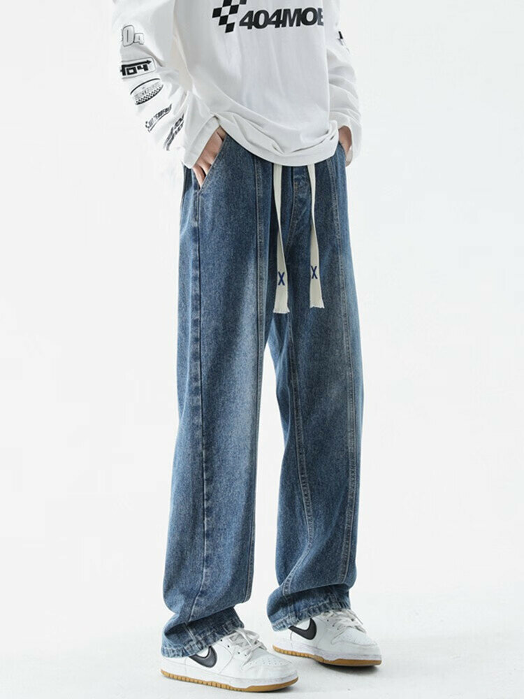 Джинсы широкие