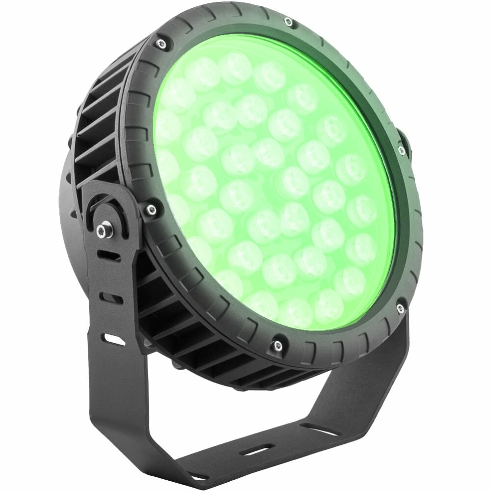 Прожектор светодиодный / Уличный светильник / 36W зеленый IP65 Feron LL-885 32237