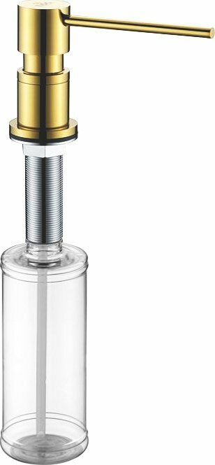 Дозатор для кухонной мойки Paulmark Kraft D003-G золото