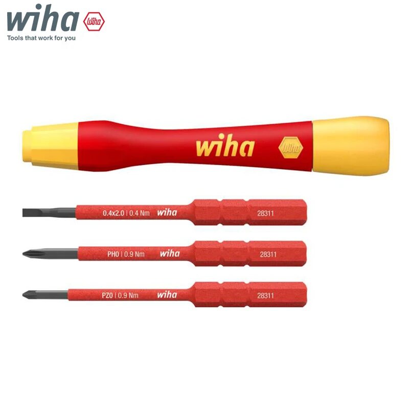 Wiha 43167 набор тонких отверток PicoFinish SlimVario 4 шт.