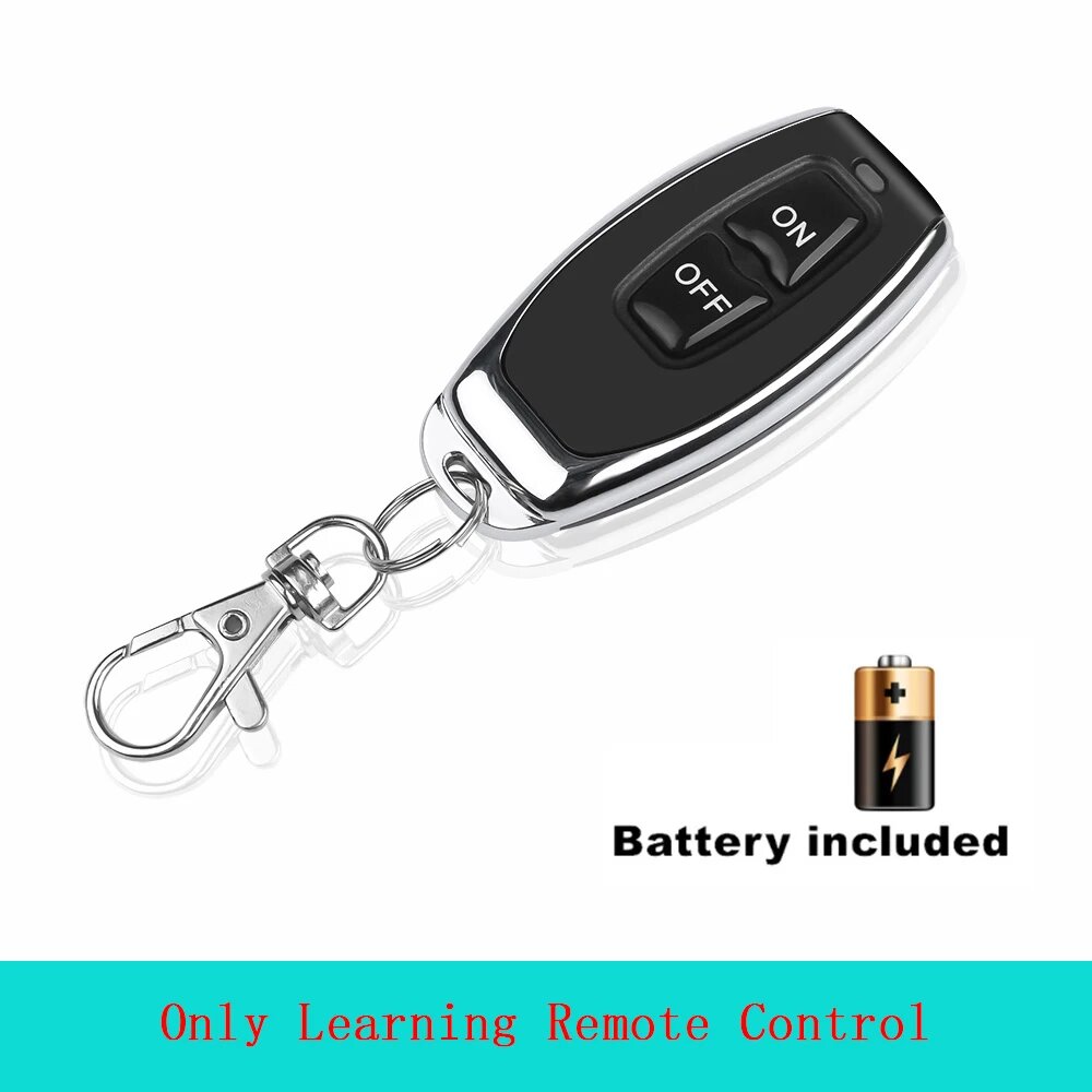 Беспроводной пульт дистанционного управления Kebidumei для горячего реле 12В 10А Only Learn Remote