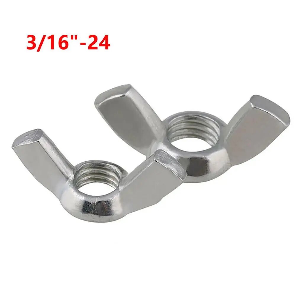 GooBetter оцинкованные гайки-бабочки BSW 10pcs, 3I16-24