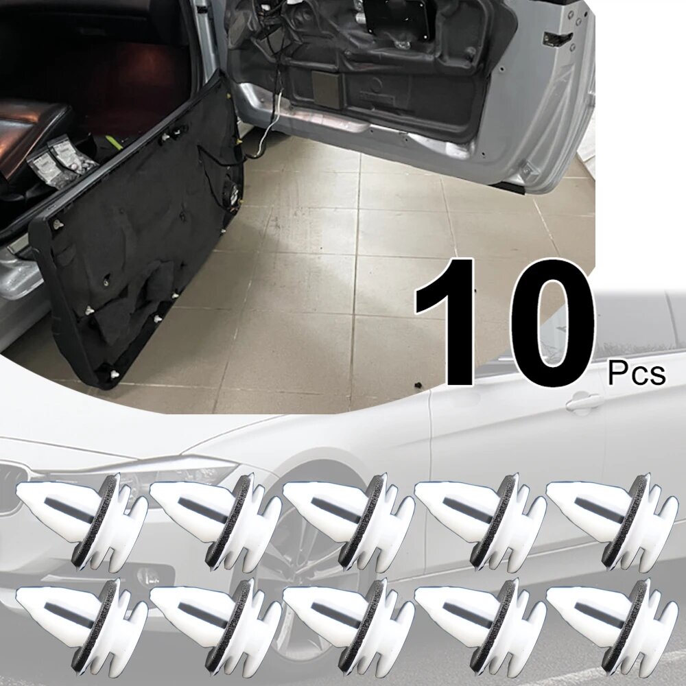 10 шт. для BMW 3 серии E46 F30 F31 F80 E90 E91 E92 E93 1998-2018 дверные карты, панель лицевой панели, зажимы для отделки 316 318 320 330 340 i/d M3