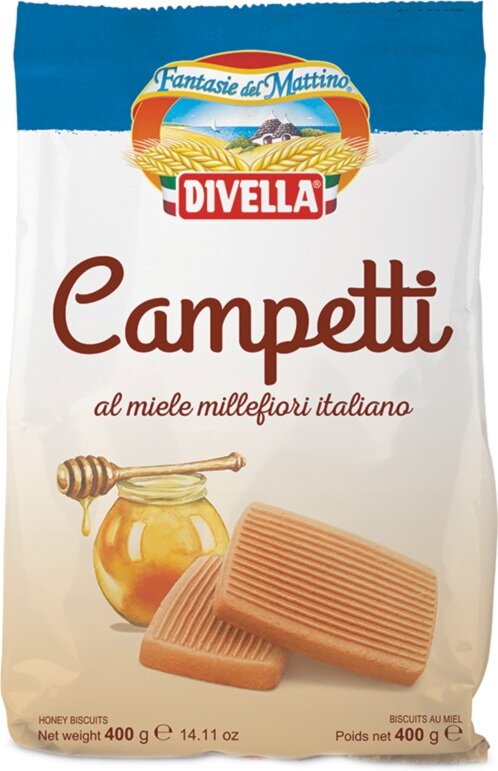 Печенье DIVELLA CAMPETTI С медом 400г