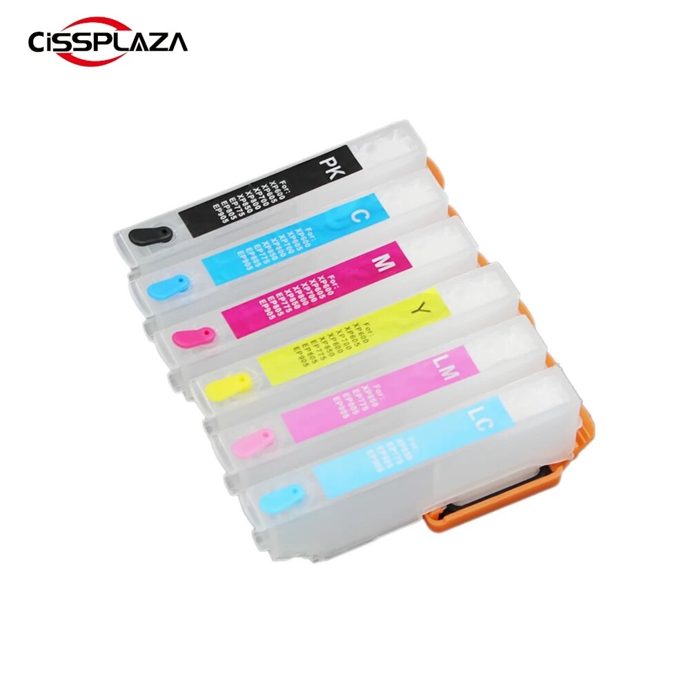 Чернильные картриджи CISSPLAZA 1x IC70, совместимые с Epson EP706A EP306 EP976A3 EP906F EP776A EP905F EP905A EP805 EP775 EP806
