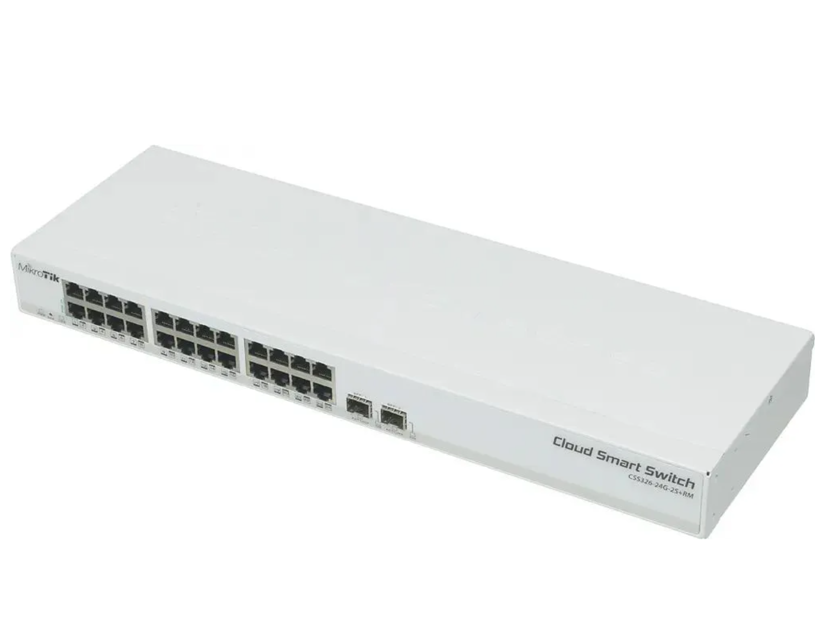 Коммутатор MIKROTIK CSS326-24G-2S+RM, управляемый, цвет белый