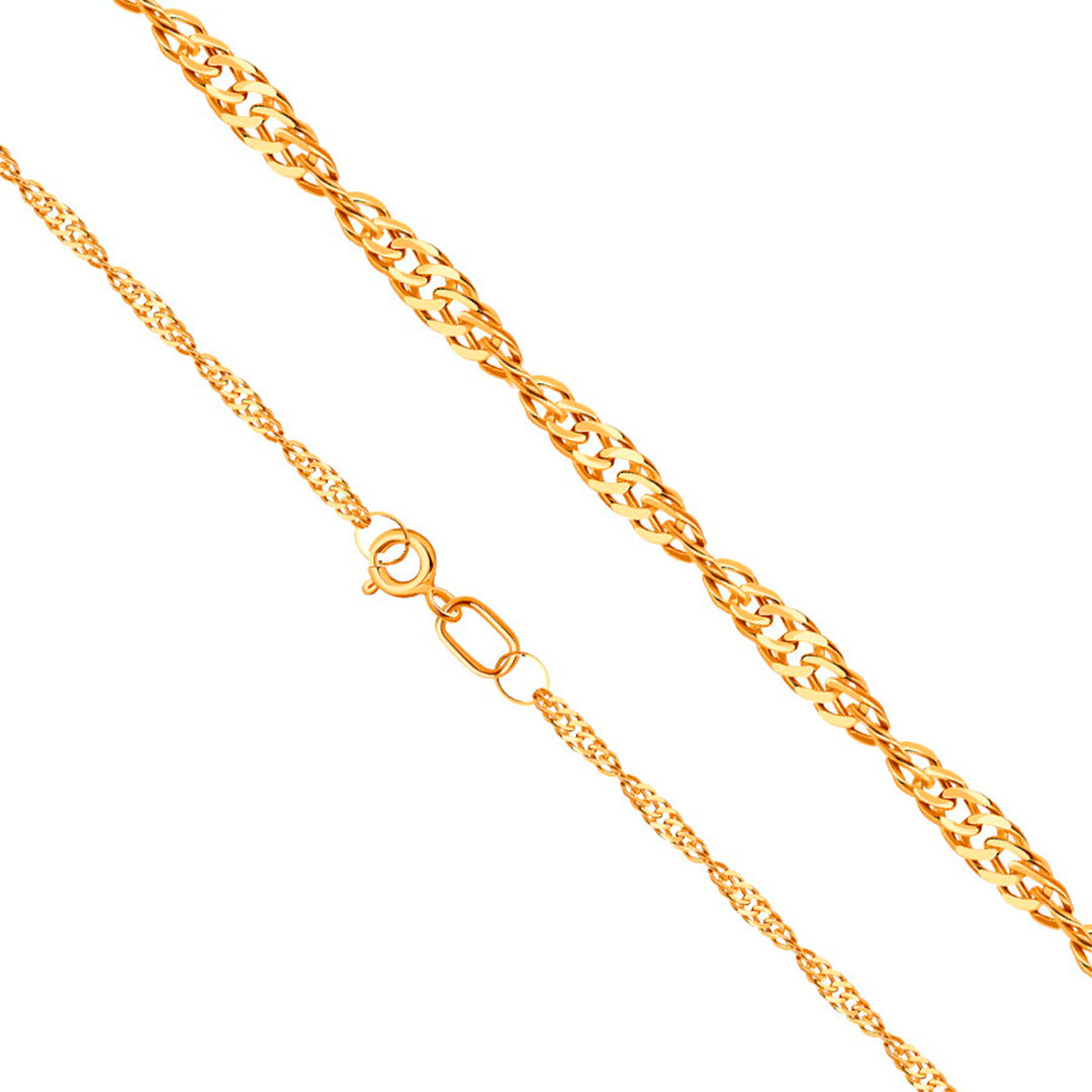 Цепь красное золото, 585 проба