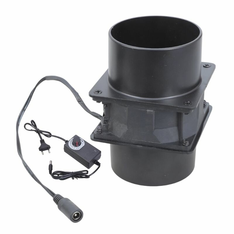 Канальный вентилятор европейского стандарта диаметром 8 см с 2 воздуховодами 12V1.35A