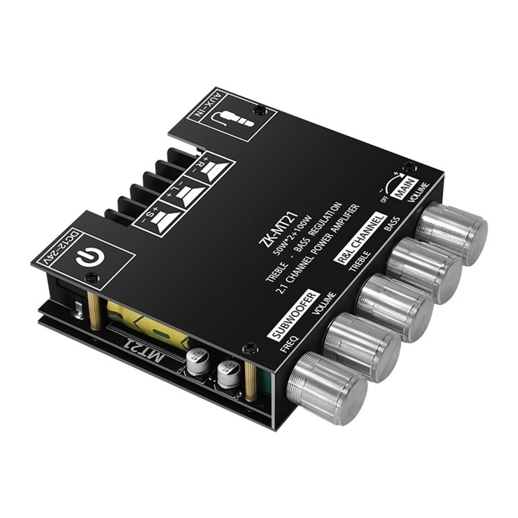 50Wx2 + 100W 2,1-канальный модуль цифрового усилителя мощности Bluetooth