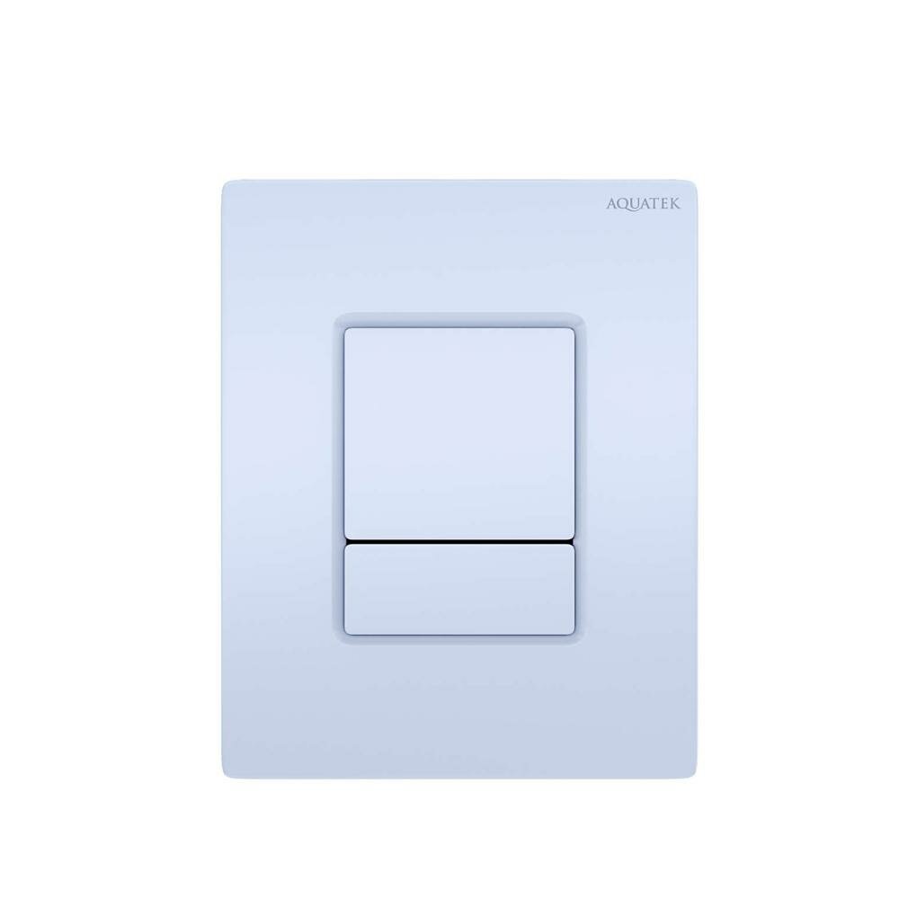 Клавиша смыва для инсталляции Aquatek PNN-0000001, пневматическая, пластик, цвет белый