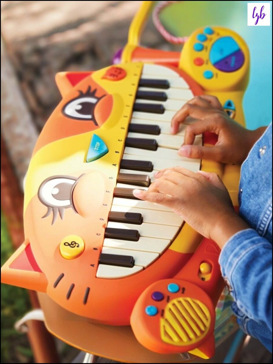 Пианино детское B Toys Battat, звуковыми эффектами и микрофоном, для детей от 3 лет